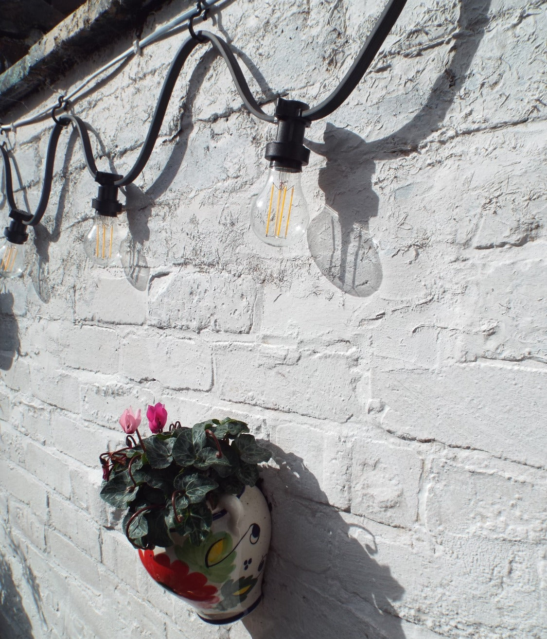 Heavy Duty Industrial Festoon Lighting (5-100m) - 1m Spacing