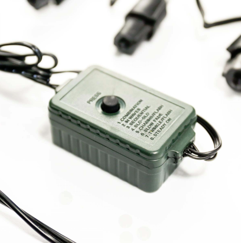 Green Cable Large Transformer - UK Plug | Festoon Lighting